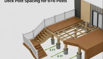 Deck Post Spacing for 6×6 Posts: What Actually Works - Homformation